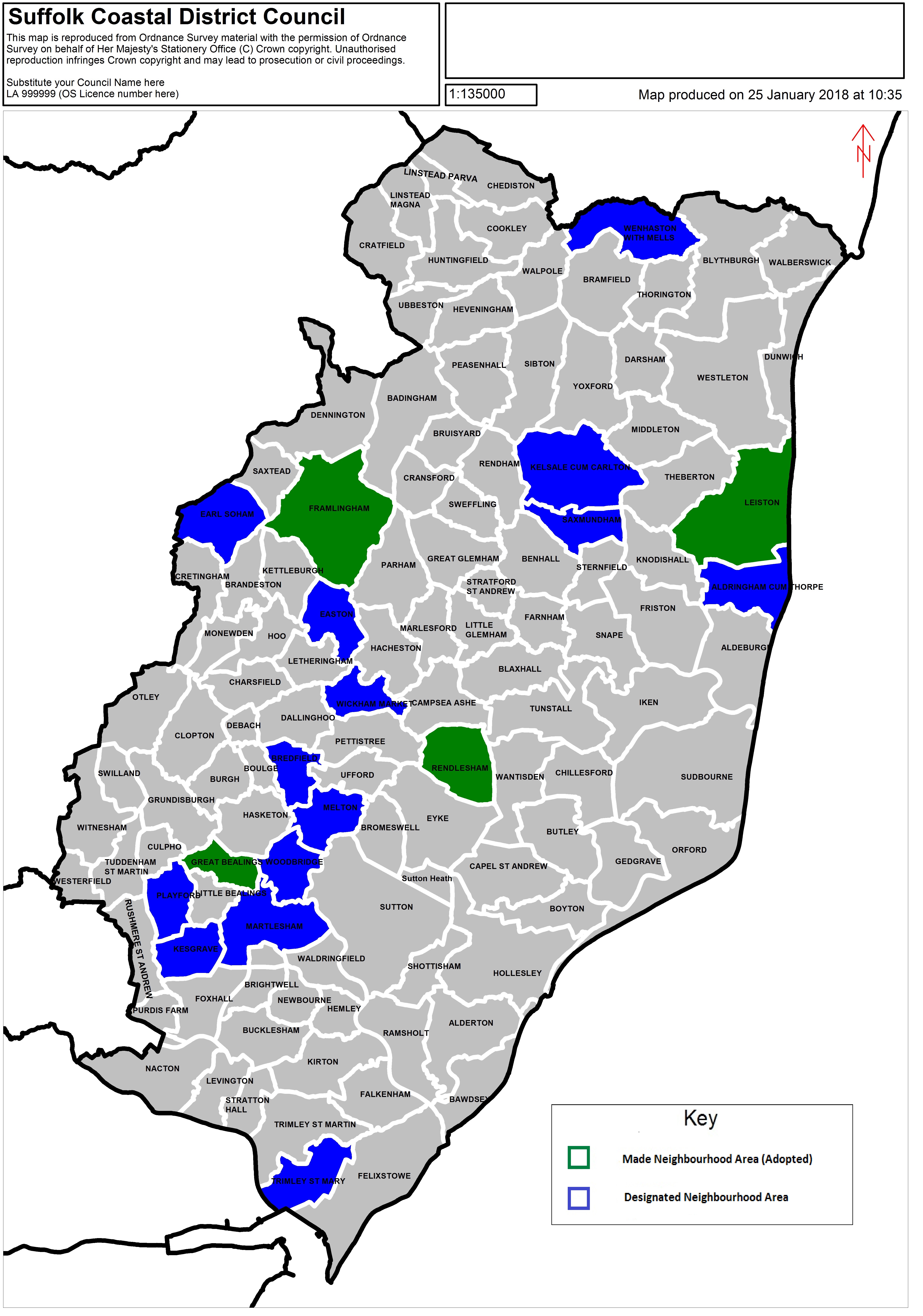 Neighbourhood Plans in the area » East Suffolk